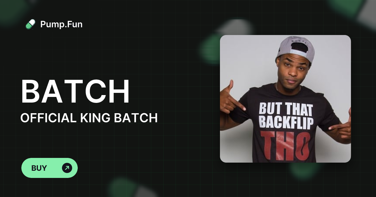 OFFICIAL KING BATCH (BATCH) - Pump