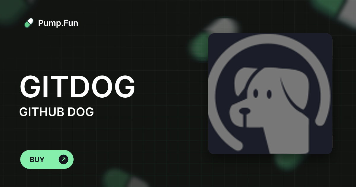 GITHUB DOG (GITDOG) - Pump