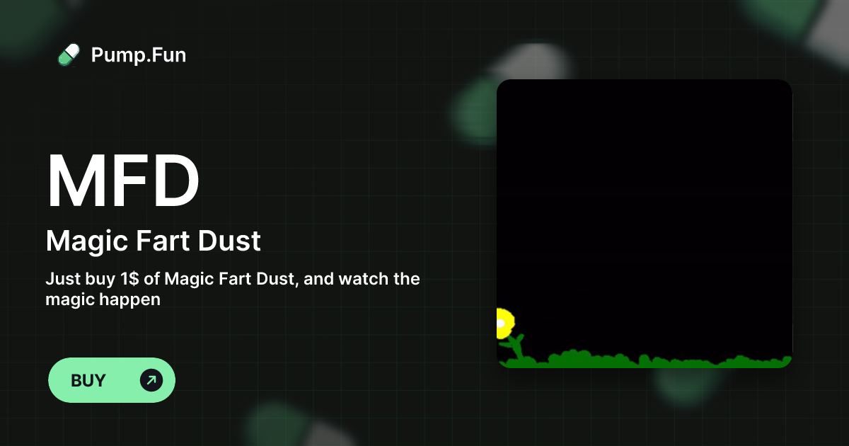 Magic Fart Dust (MFD) - Pump