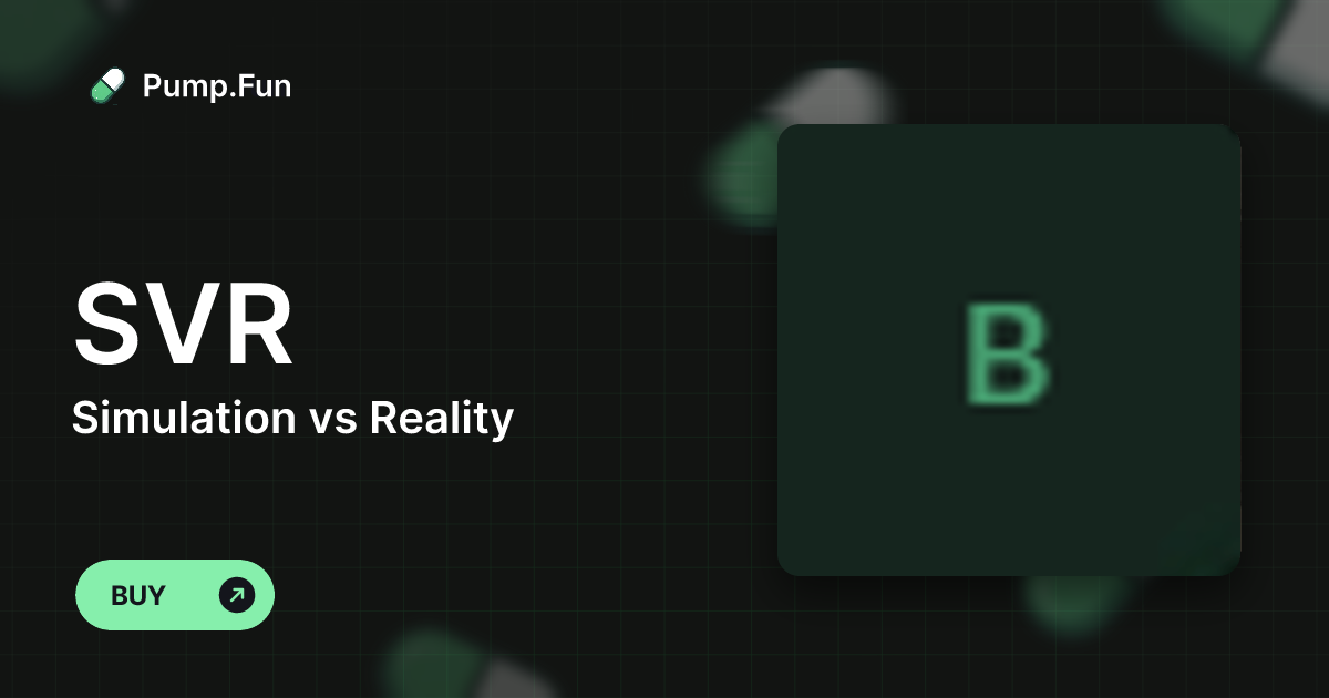 Simulation vs Reality (SVR) - Pump