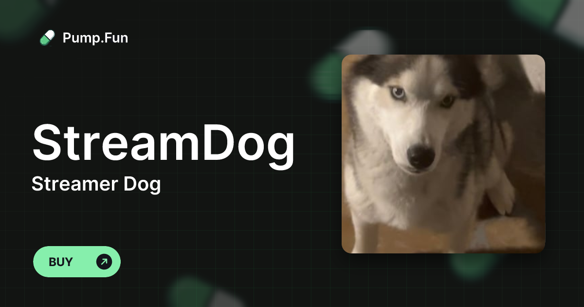 Streamer Dog (StreamDog) - Pump