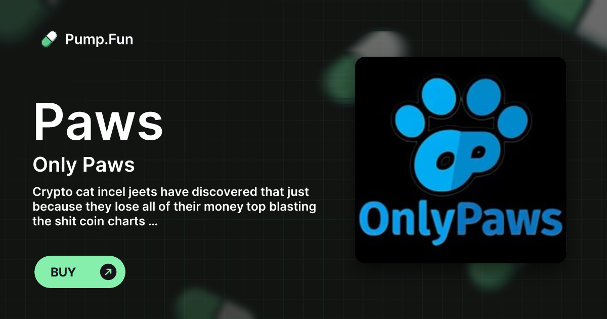 Only Paws (Paws) - Pump