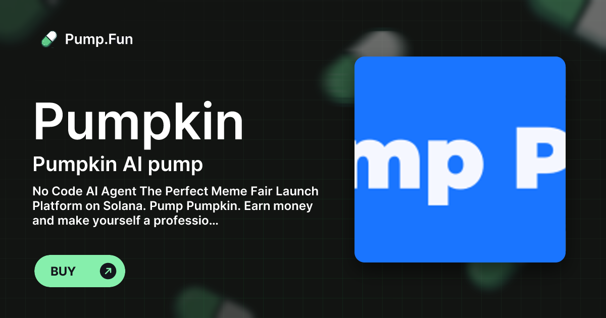 Pumpkin AI pump (Pumpkin) - Pump