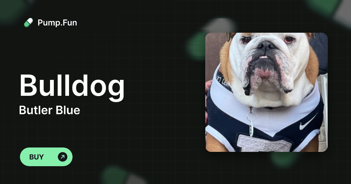 Butler Blue (Bulldog) - Pump
