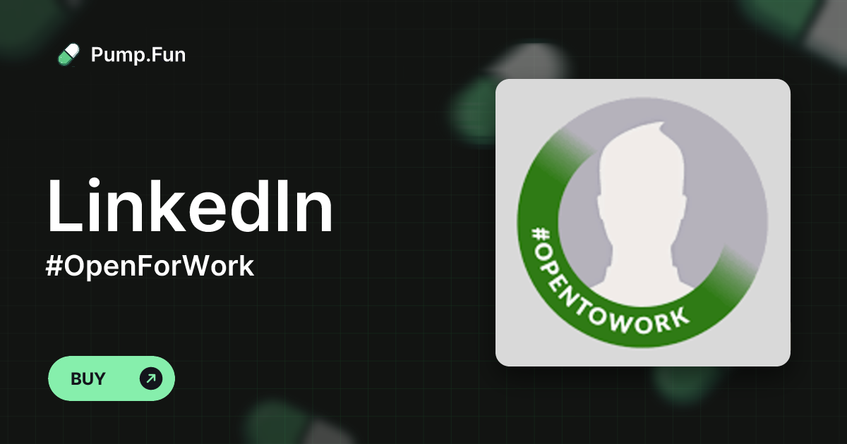#OpenForWork (LinkedIn) - Pump