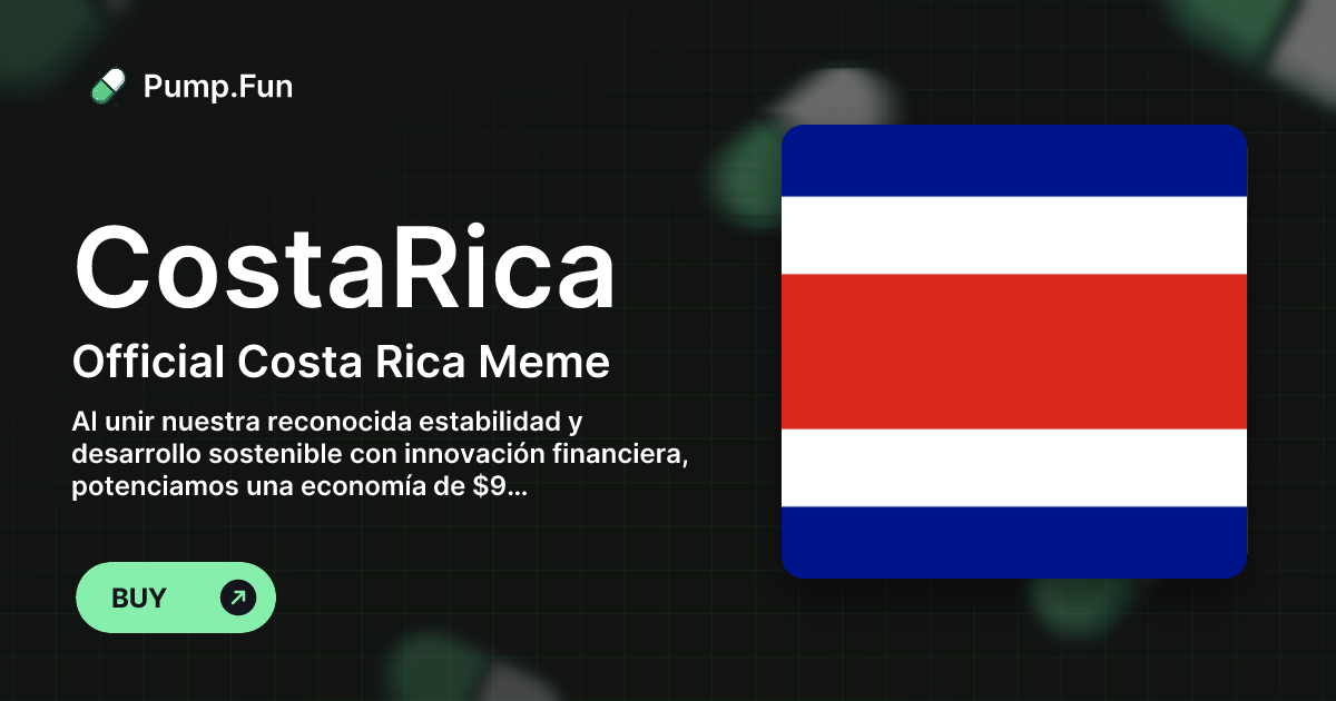 Official Costa Rica Meme (CostaRica) - Pump