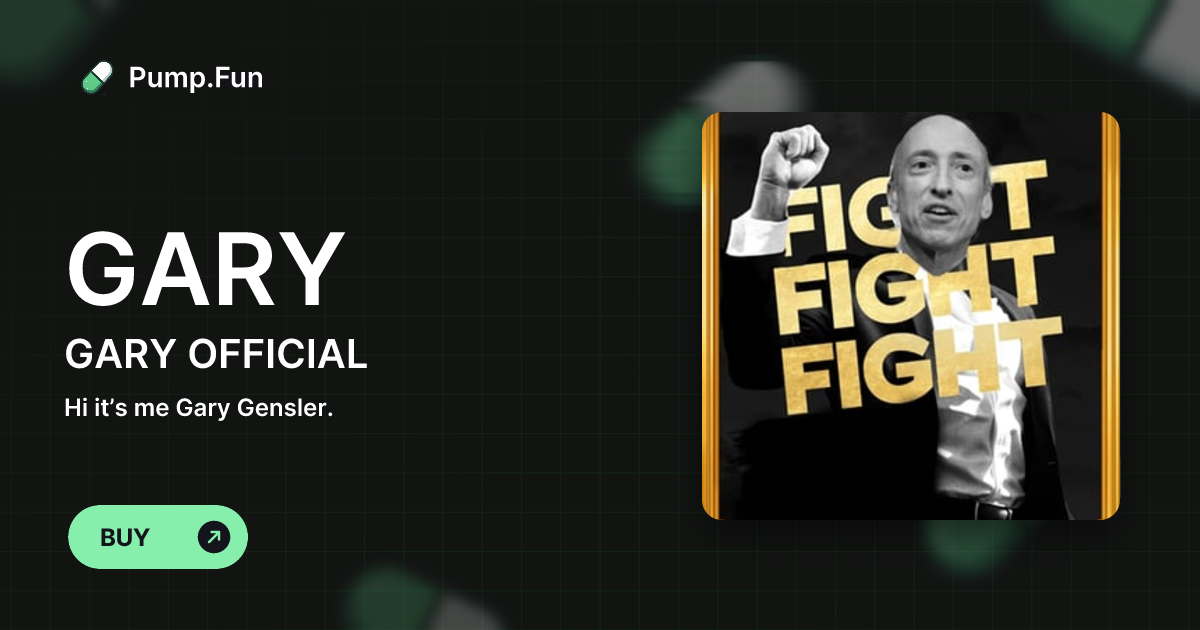 GARY OFFICIAL (GARY) - Pump