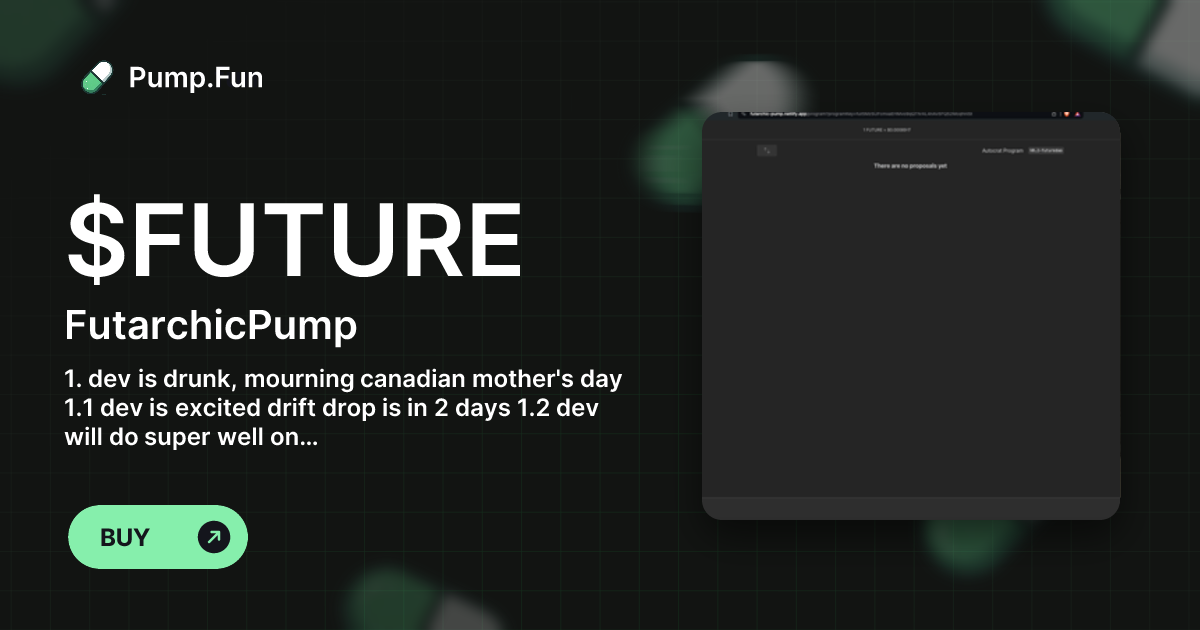 FutarchicPump ($FUTURE) - Pump