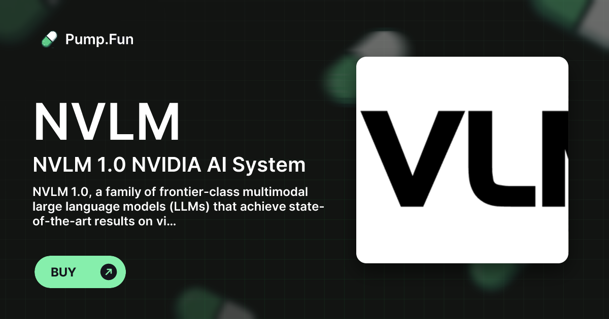 NVLM 1.0 NVIDIA AI System (NVLM) - Pump