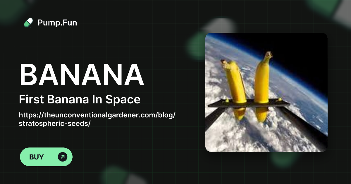 First Banana In Space (BANANA) - Pump