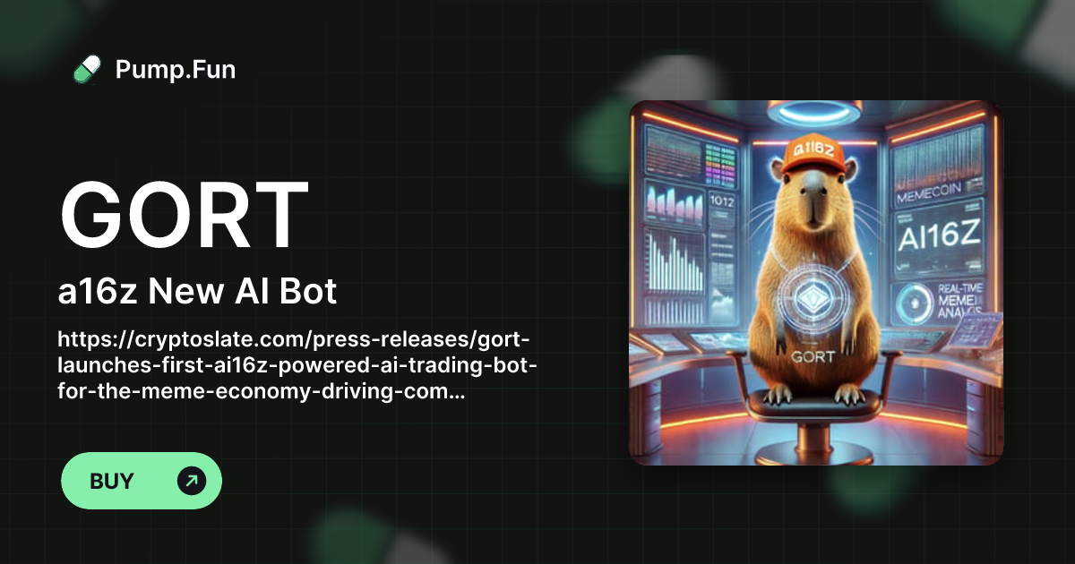 a16z New AI Bot (GORT) - Pump