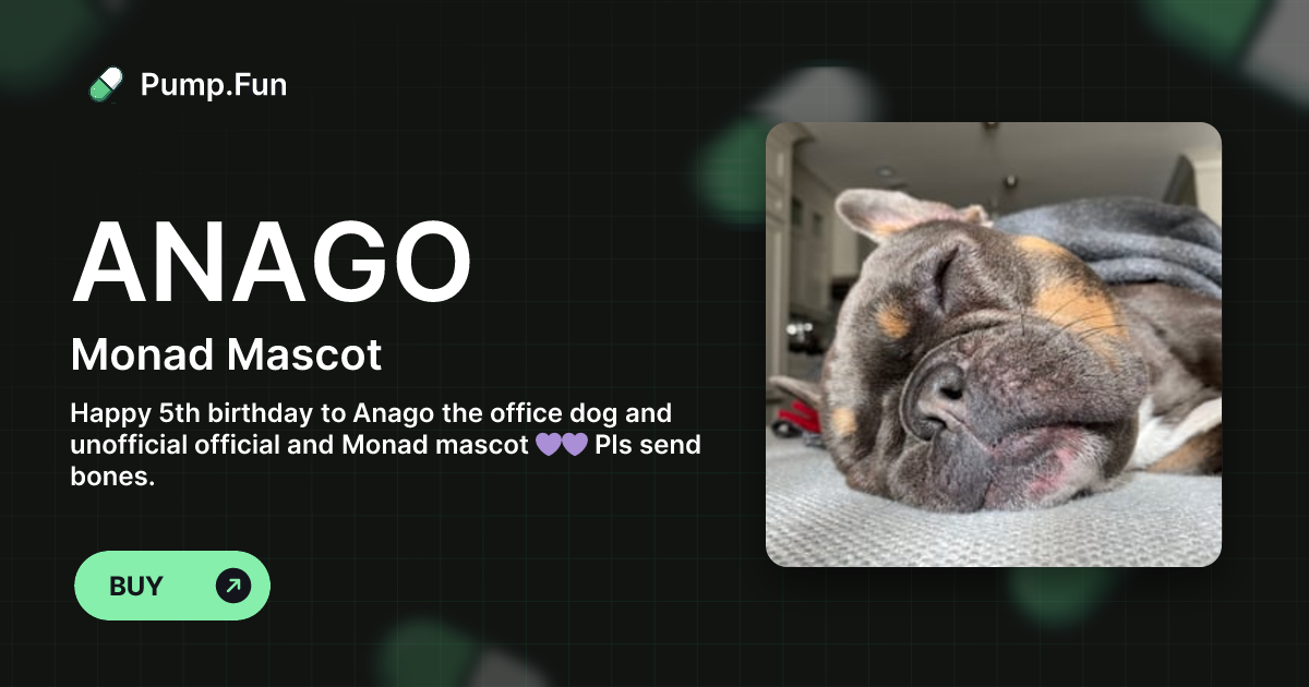 Monad Mascot (ANAGO) - Pump