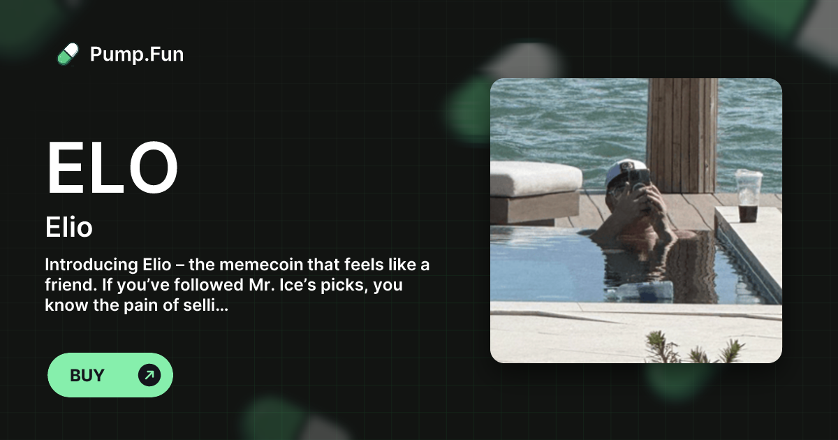 Elio (ELO) - Pump