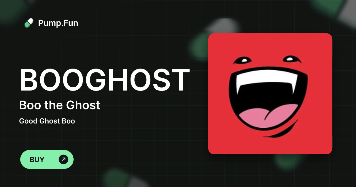 Boo the Ghost (BOОGHOSТ) - Pump
