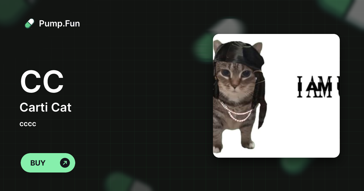 Carti Cat (CC) - Pump