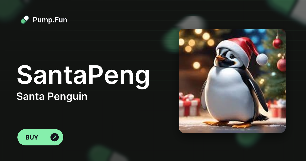 Santa Penguin (SantaPeng) - Pump