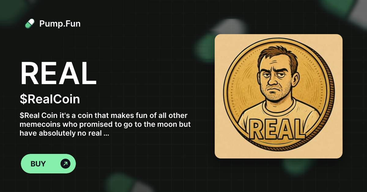 $RealCoin (REAL) - Pump