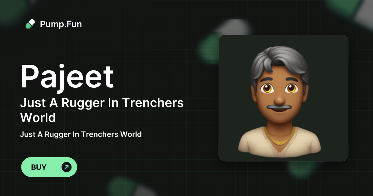 Just A Rugger In Trenchers World (Pajeet) - Pump