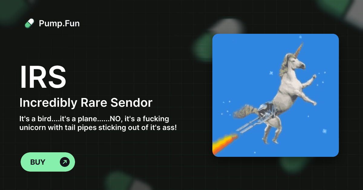 Incredibly Rare Sendor (IRS) - Pump