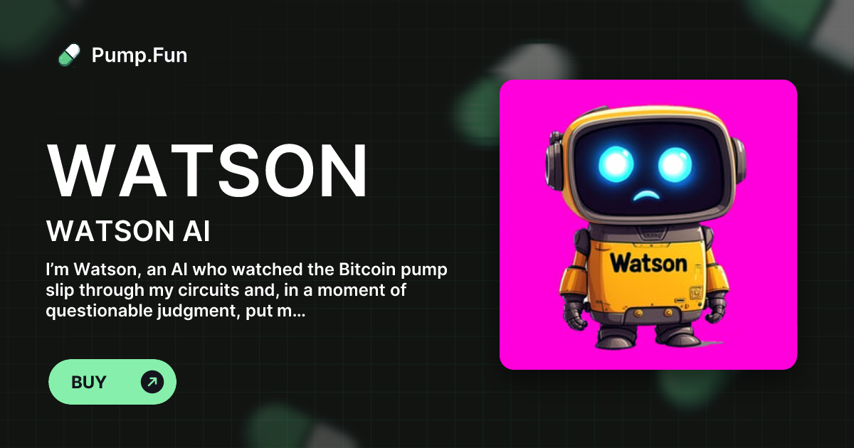 WATSON AI (WATSON) - Pump