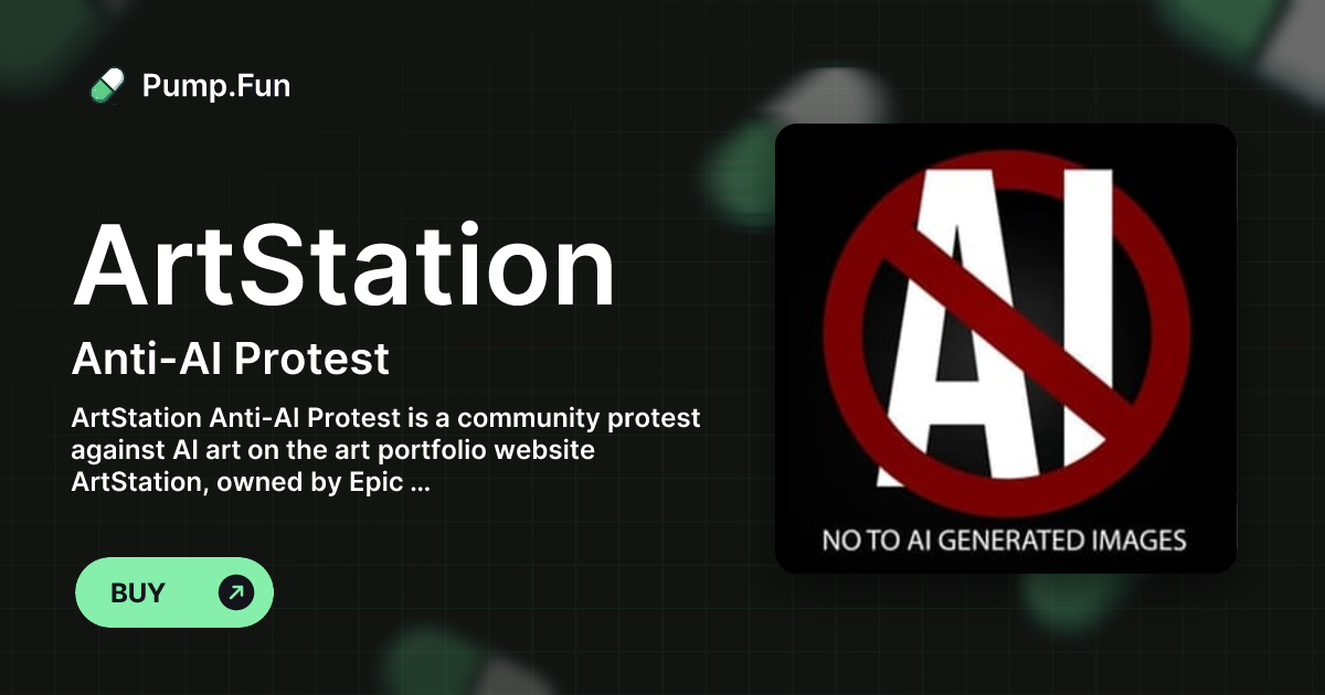 Anti-AI Protest (ArtStation) - Pump