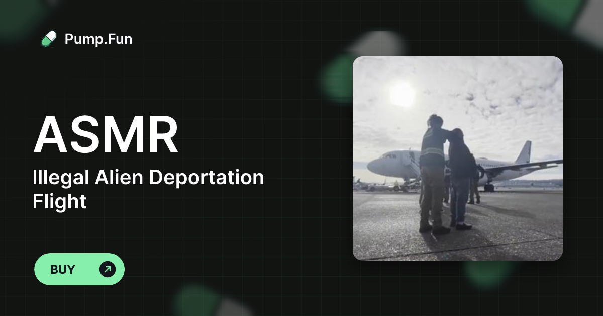 Illegal Alien Deportation Flight (ASMR) - Pump