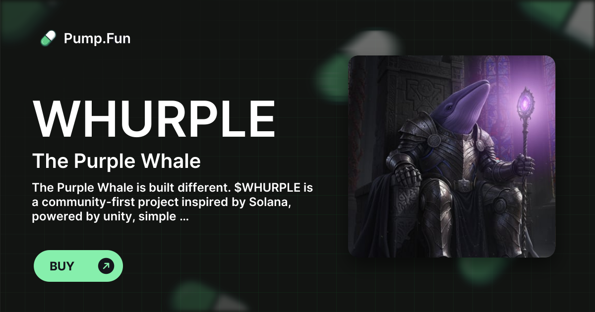 The Purple Whale (WHURPLE) - Pump