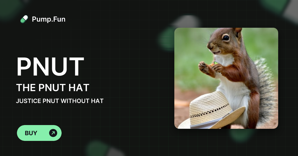 THE PNUT HAT (PNUT) - Pump