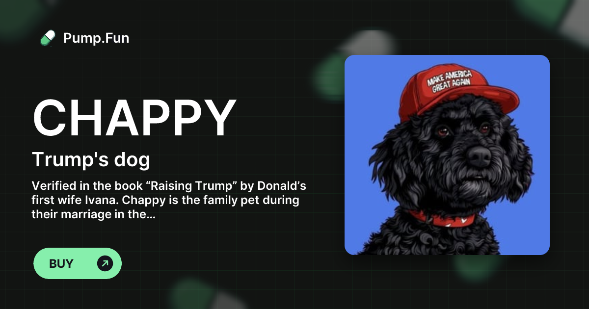 Trump's dog (CHAPPY) - Pump