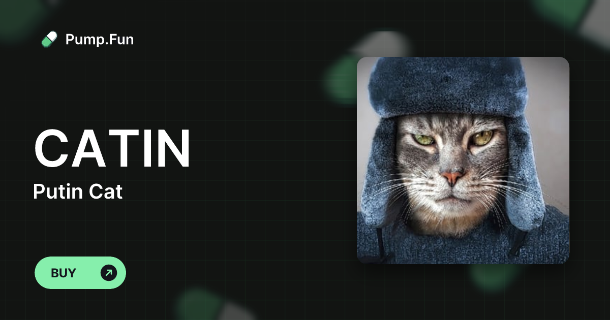 Putin Cat (CATIN) - Pump