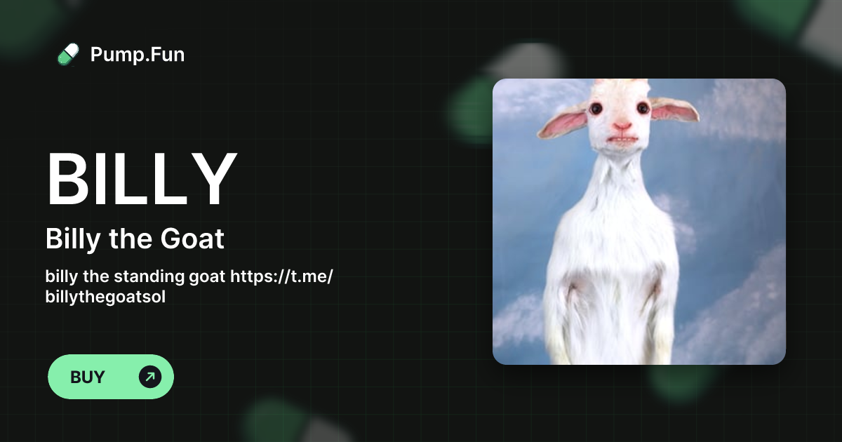 Billy the Goat (BILLY) - Pump