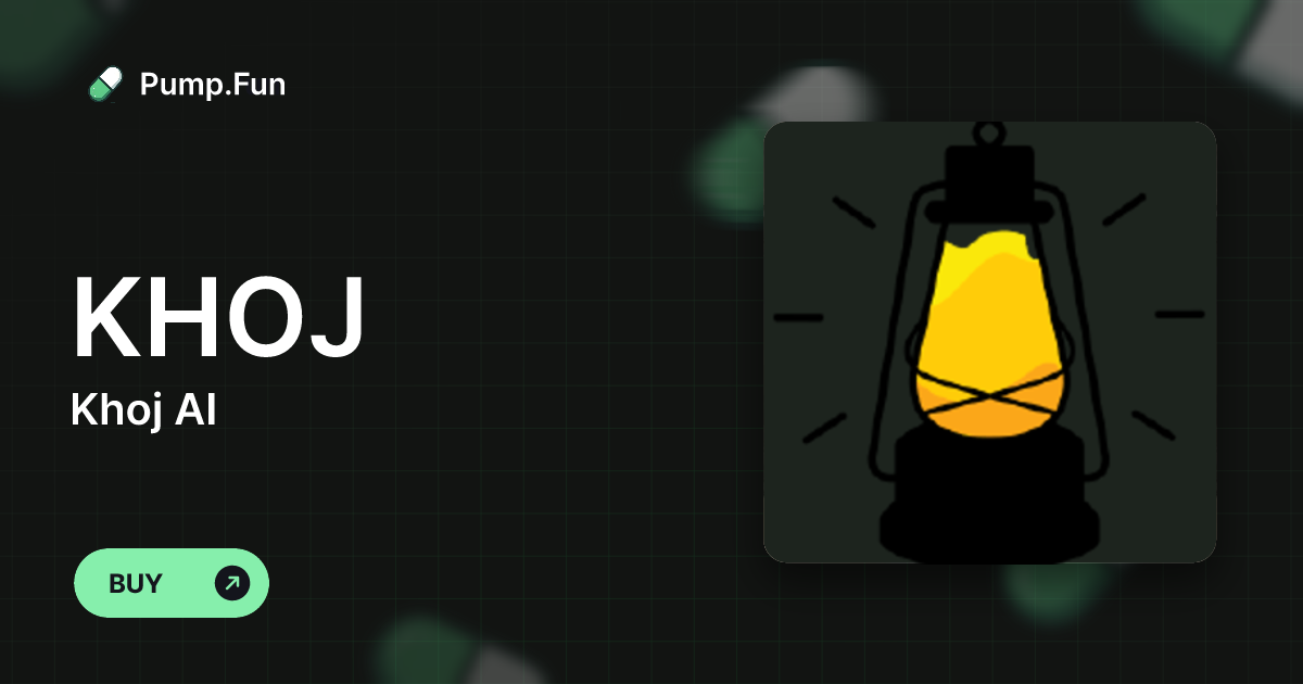 Khoj AI (KHOJ) - Pump