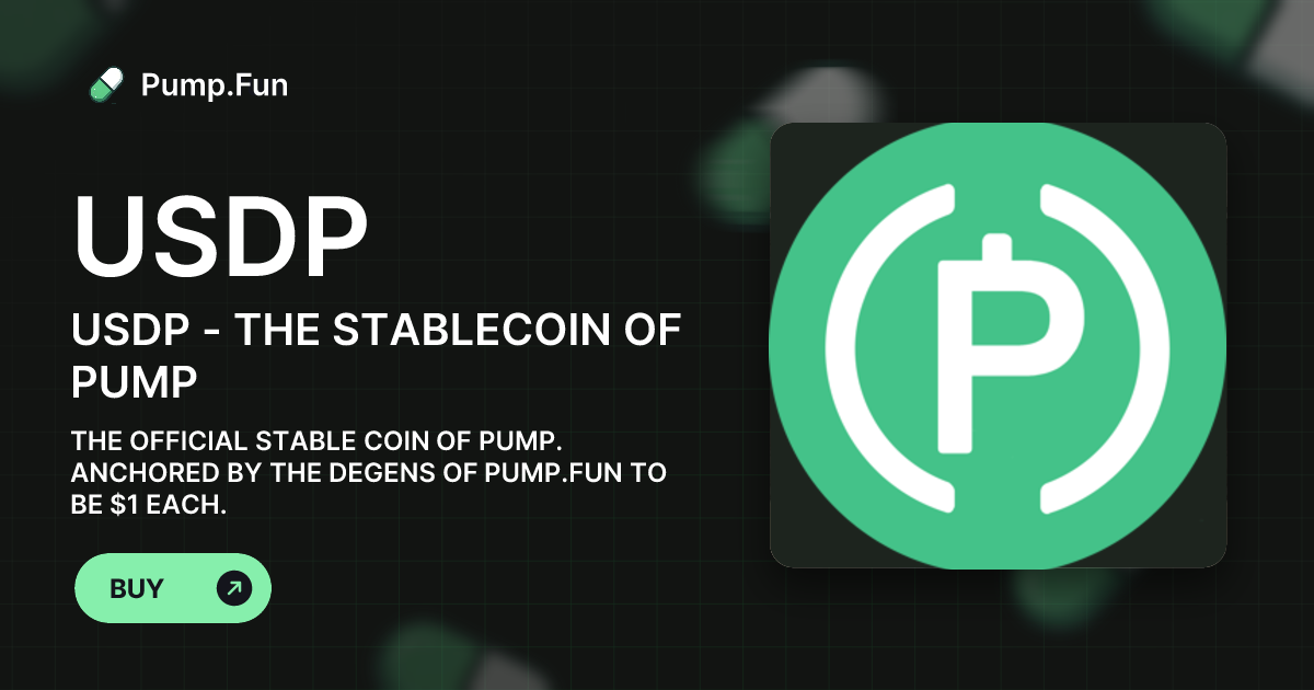 USDP - THE STABLECOIN OF PUMP (USDP) - Pump