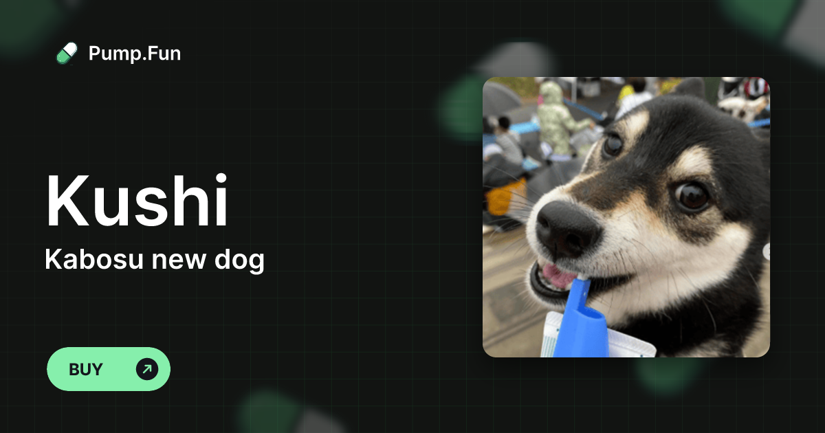 Kabosu new dog (Kushi) - Pump