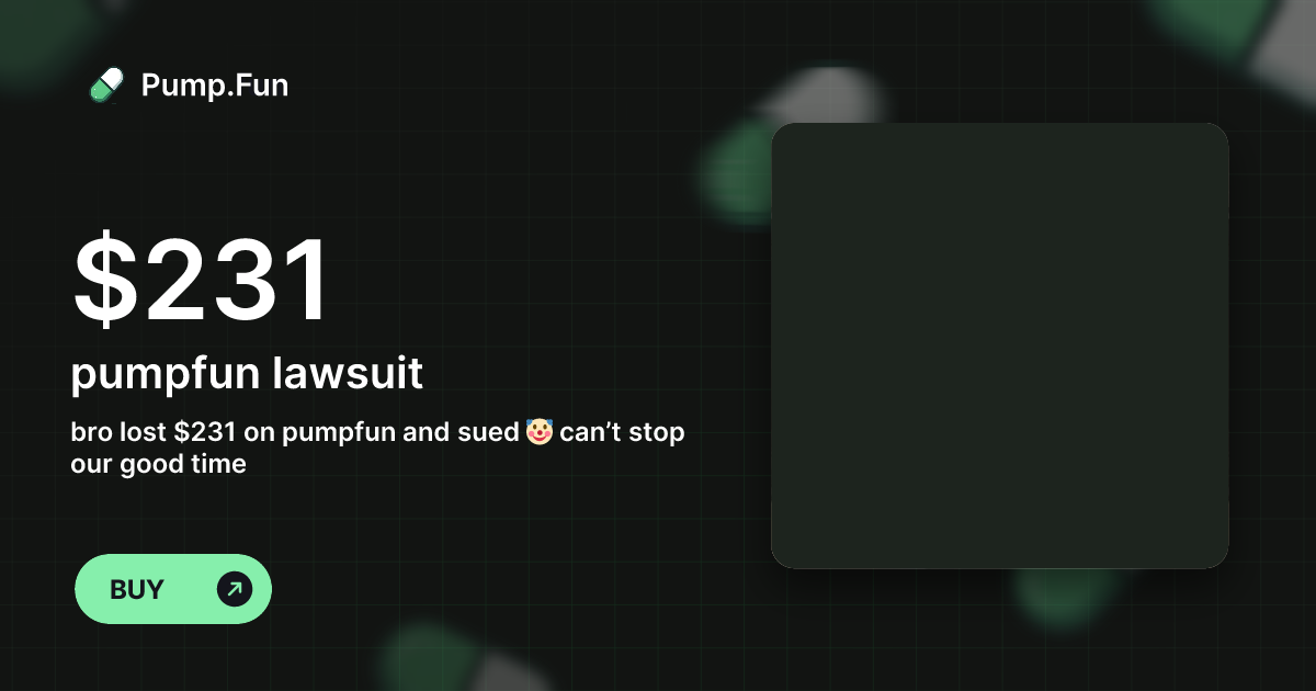 pumpfun lawsuit ($231) - Pump