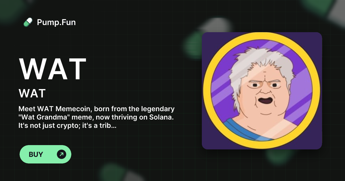 WAT (WAT) - Pump