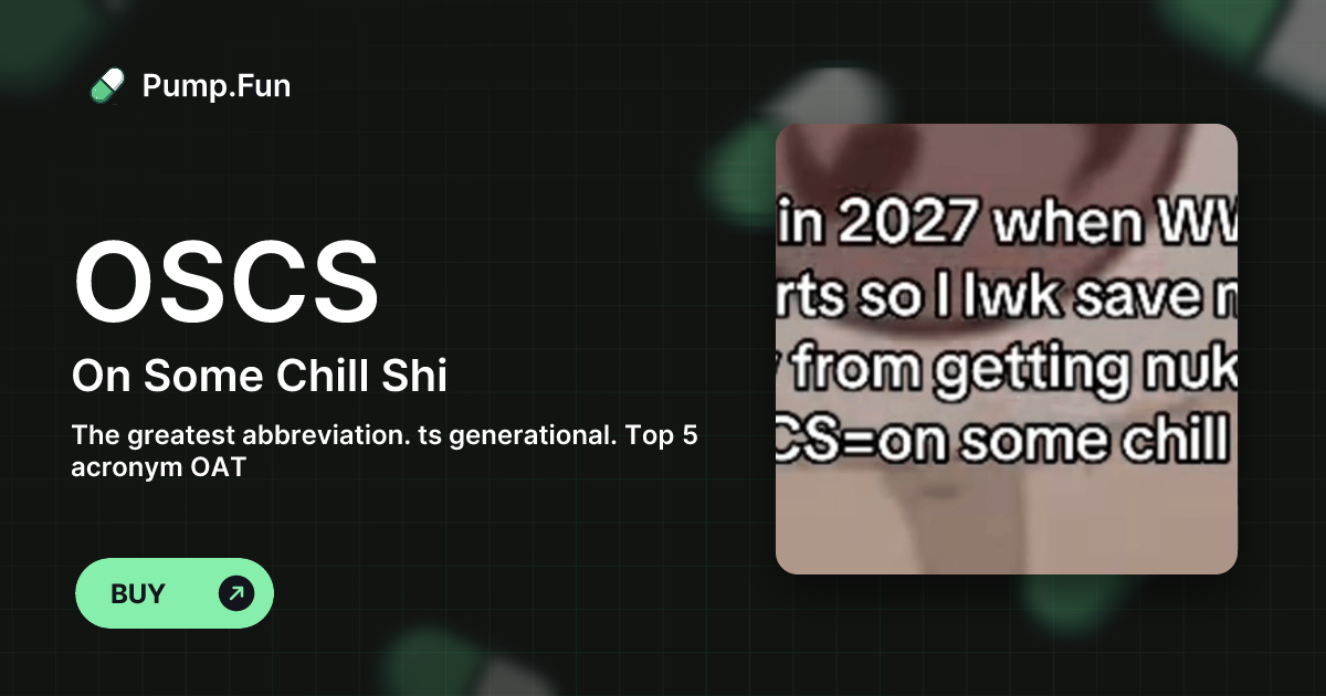 On Some Chill Shi (OSCS) - Pump