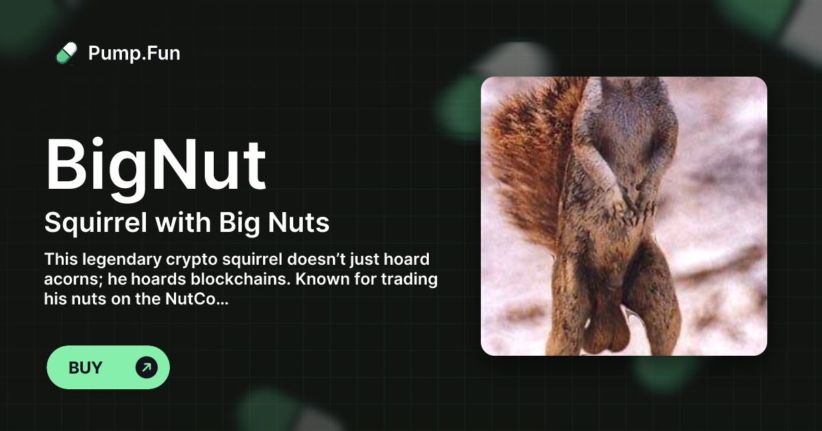 Squirrel with Big Nuts (BigNut) - Pump