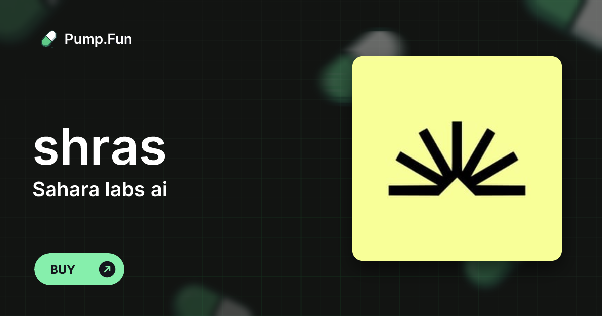 Sahara labs ai (shras) - Pump