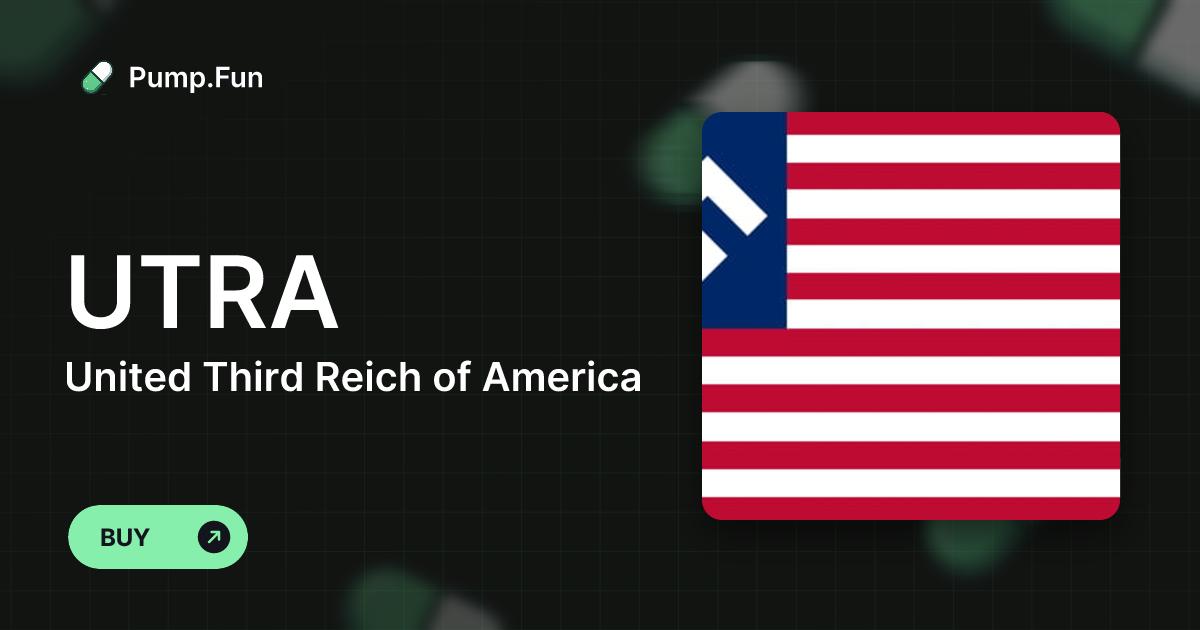 United Third Reich of America (UTRA) - Pump