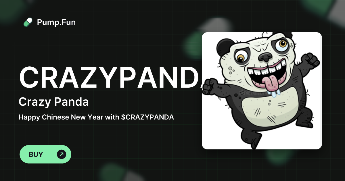 Crazy Panda (CRAZYPANDA) - Pump