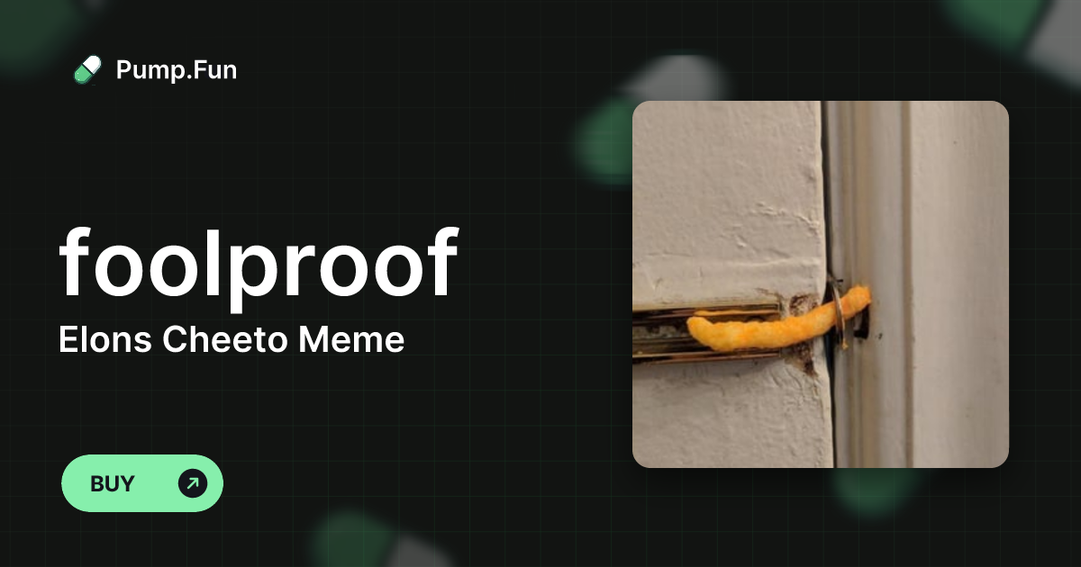 Elons Cheeto Meme (foolproof) - Pump
