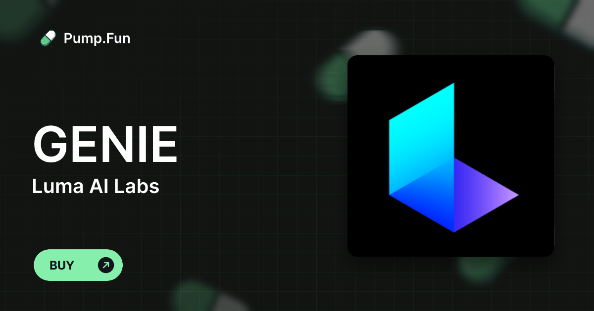 Luma AI Labs (GENIE) - Pump