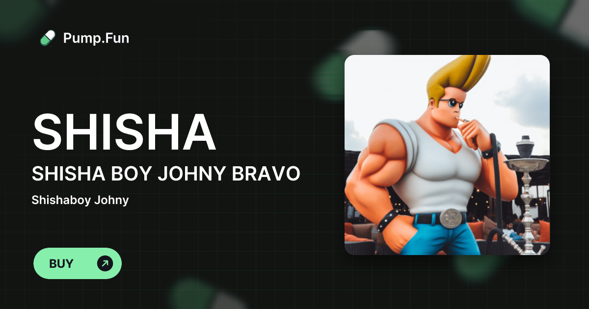 SHISHA BOY JOHNY BRAVO (SHISHA) - Pump