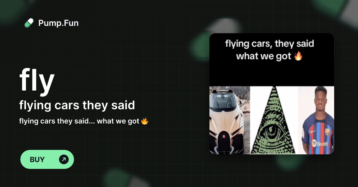 flying cars they said (fly) - Pump