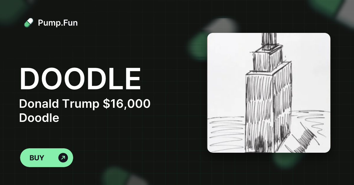 Donald Trump $16,000 Doodle (DOODLE) - Pump
