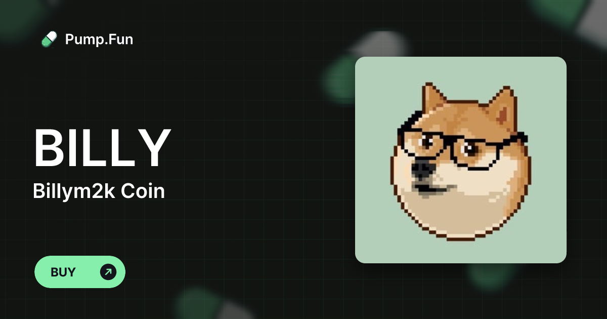 Billym2k Coin (BILLY) - Pump
