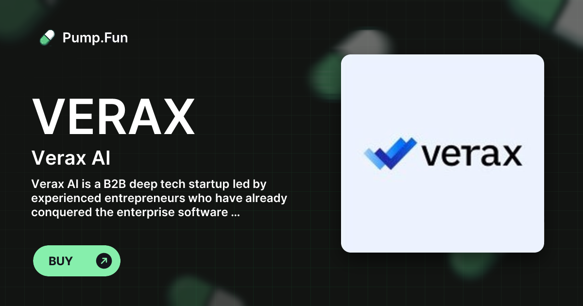 Verax AI (VERAX) - Pump
