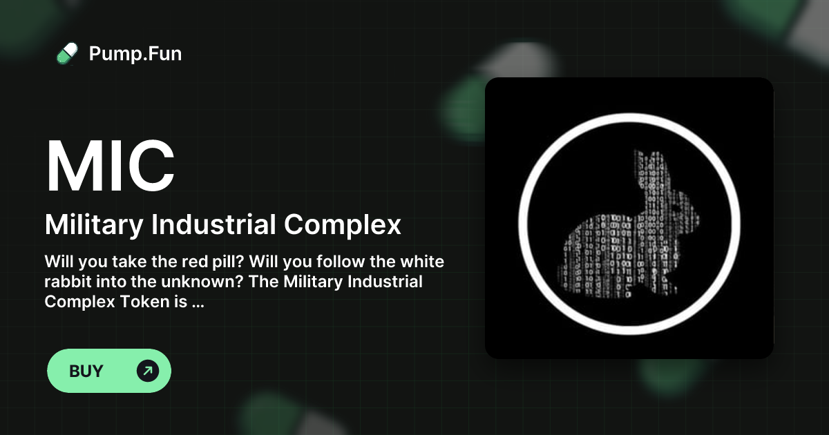 Military Industrial Complex (MIC) - Pump