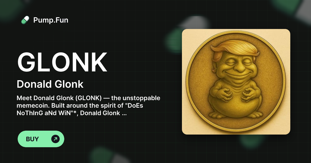 Donald Glonk (GLONK) - Pump